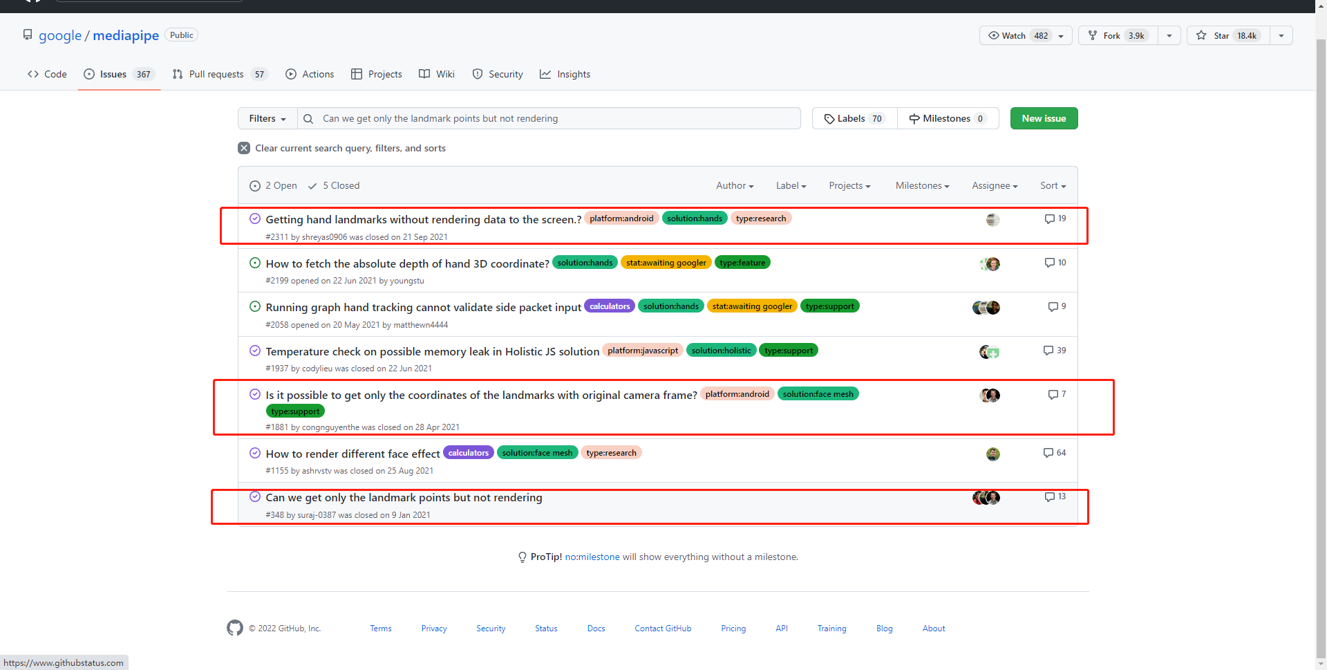 Only need landmark points but not rendering or SurfaceView · Issue #3620 · google-ai-edge ...