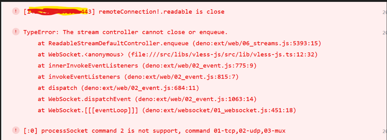 deno日志报错 · Issue #76 · zizifn/edgetunnel · GitHub