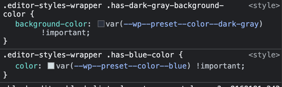 Preset colors from theme.json aren't loaded in the editor · Issue ...