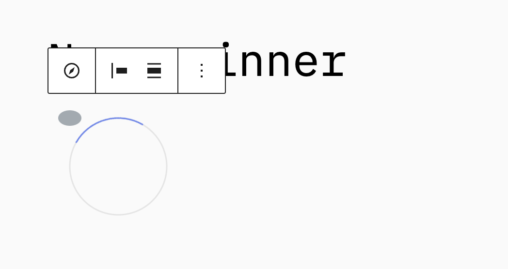 Big spinner when loading navigation menu · Issue #47696 · WordPress/gutenberg · GitHub