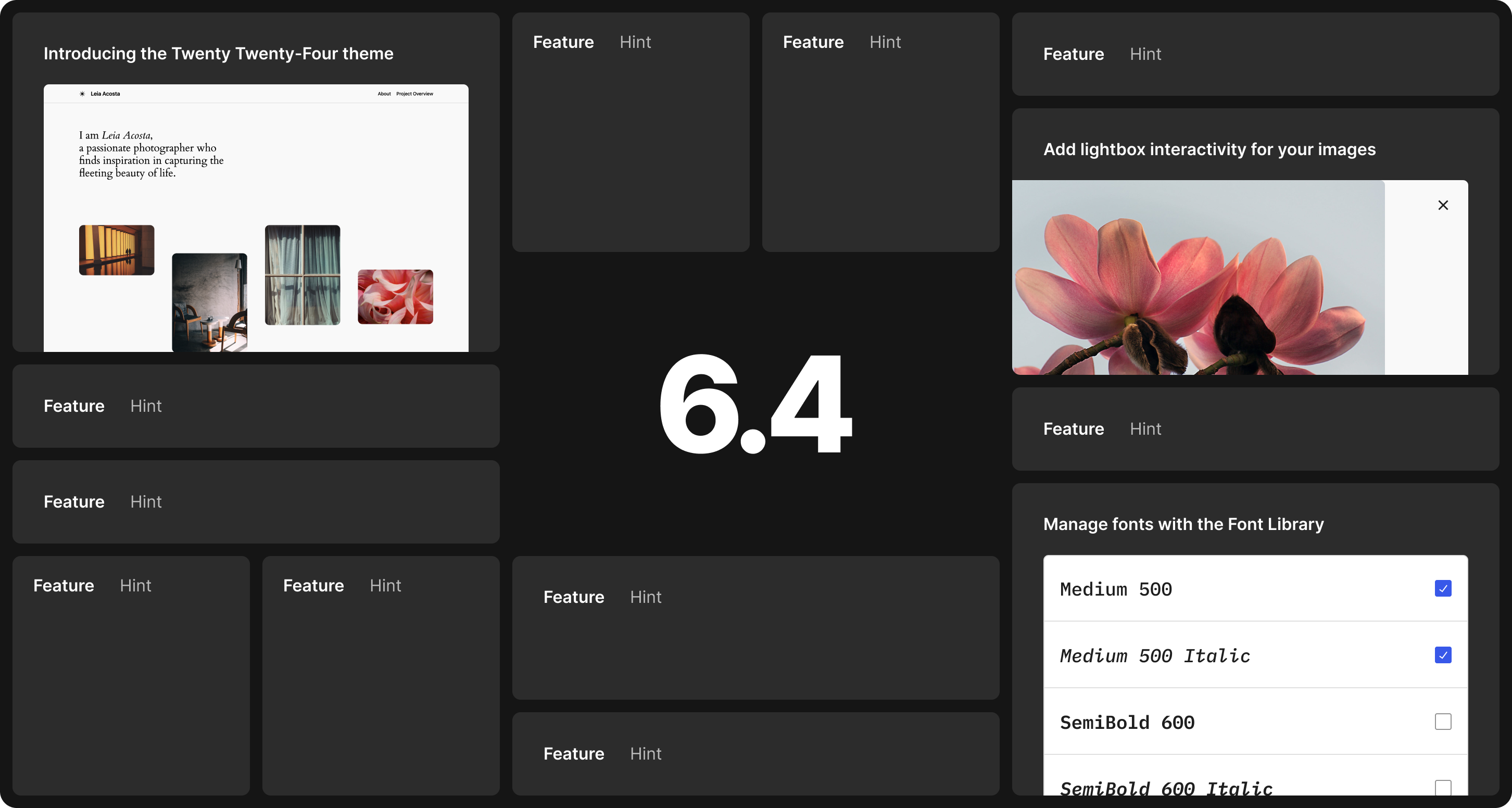 Tracking issue: 6.4 Highlight grid · Issue #54808 · WordPress/gutenberg · GitHub