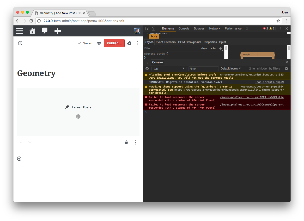 Latest Posts Block Fails Probably Due To Docker Or Nginx Rest Issue 6991