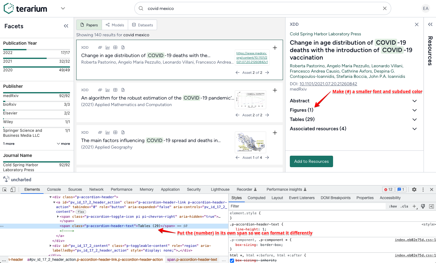Task Adjust Text Styling And Chevron Color In Accordion Titles In The Explorer Preview Panel