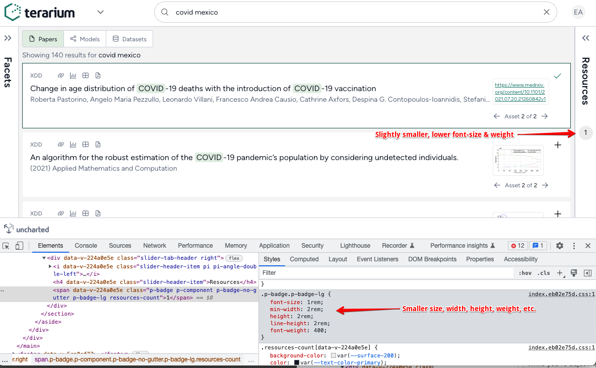 [BUG]: Fix vertical text direction, adjust text size and spacing in ...