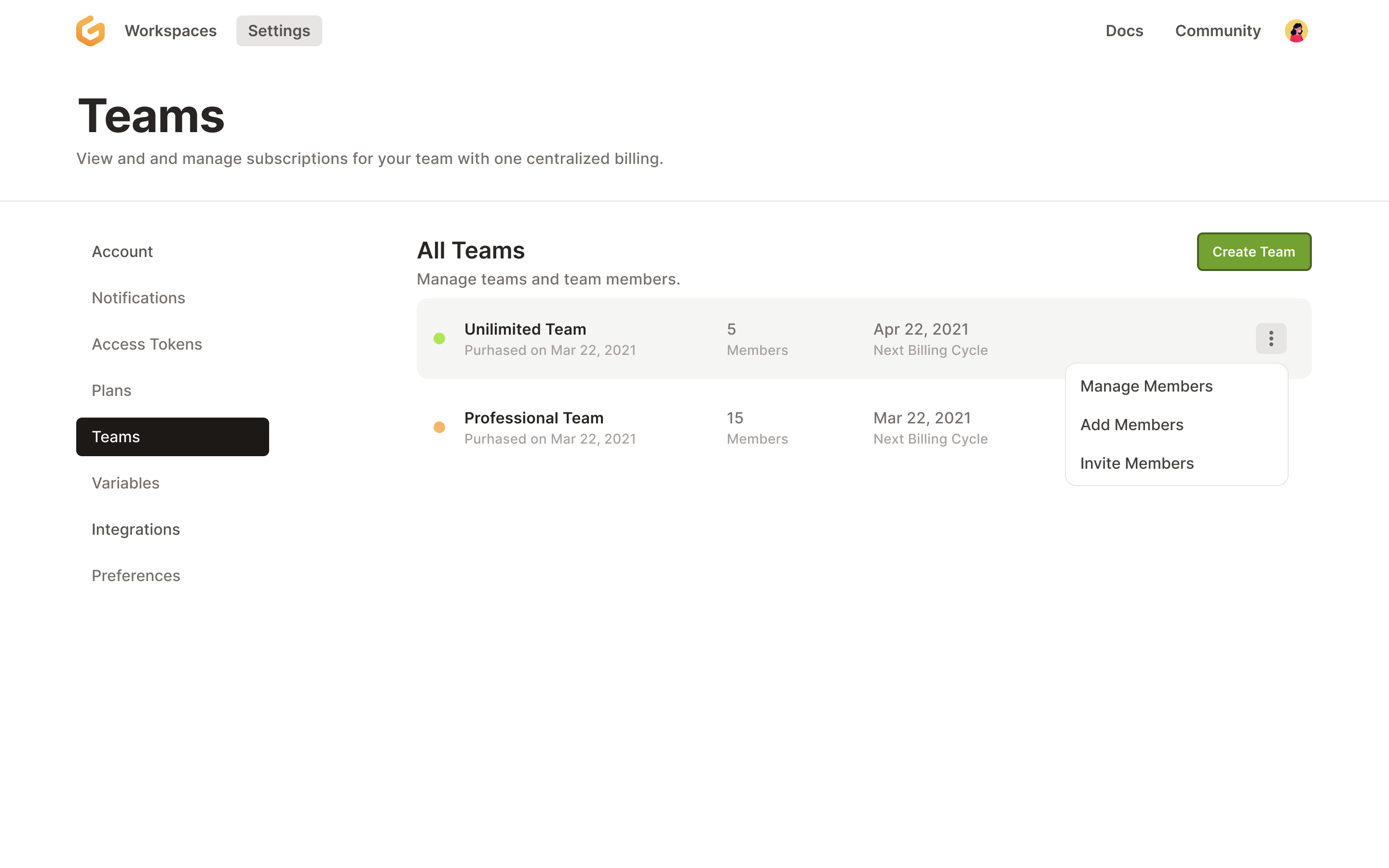 [Dashboard] Teams · Issue #3538 · gitpod-io/gitpod · GitHub