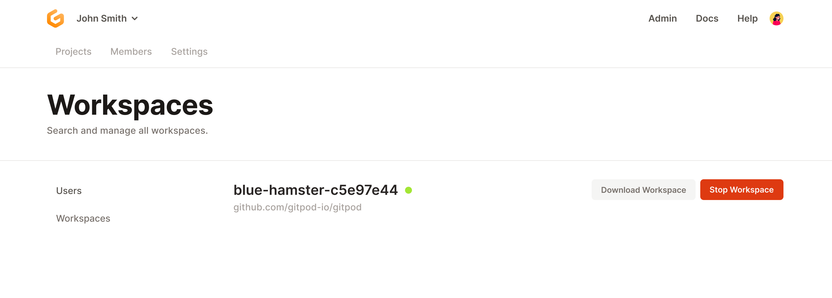 Allow admin users to download workspaces · Issue #6351 · gitpod-io/gitpod · GitHub