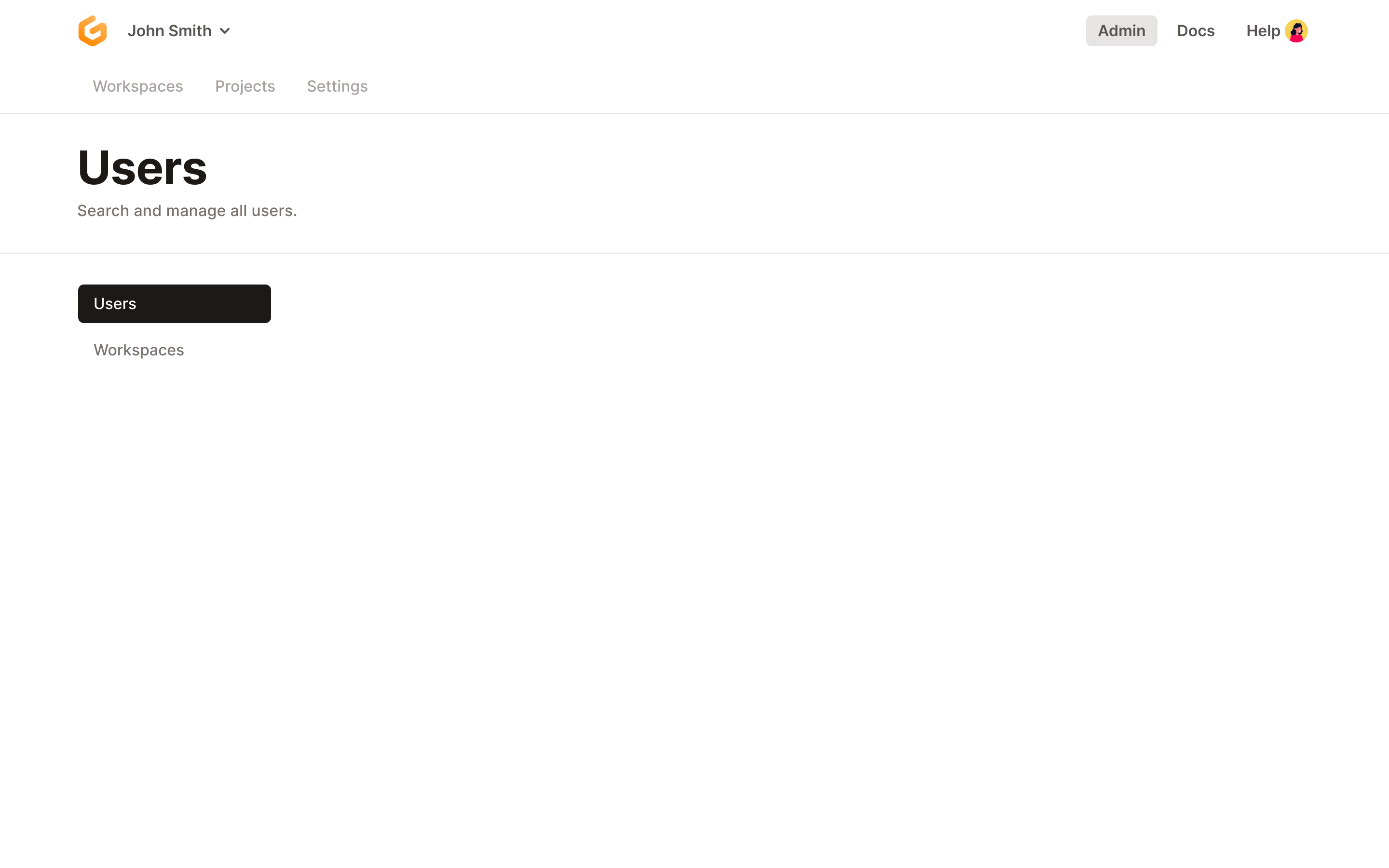 Remove The Sidebar Menu And Use The Tabs For The Admin Dashboard · Issue 7879 · Gitpod Io