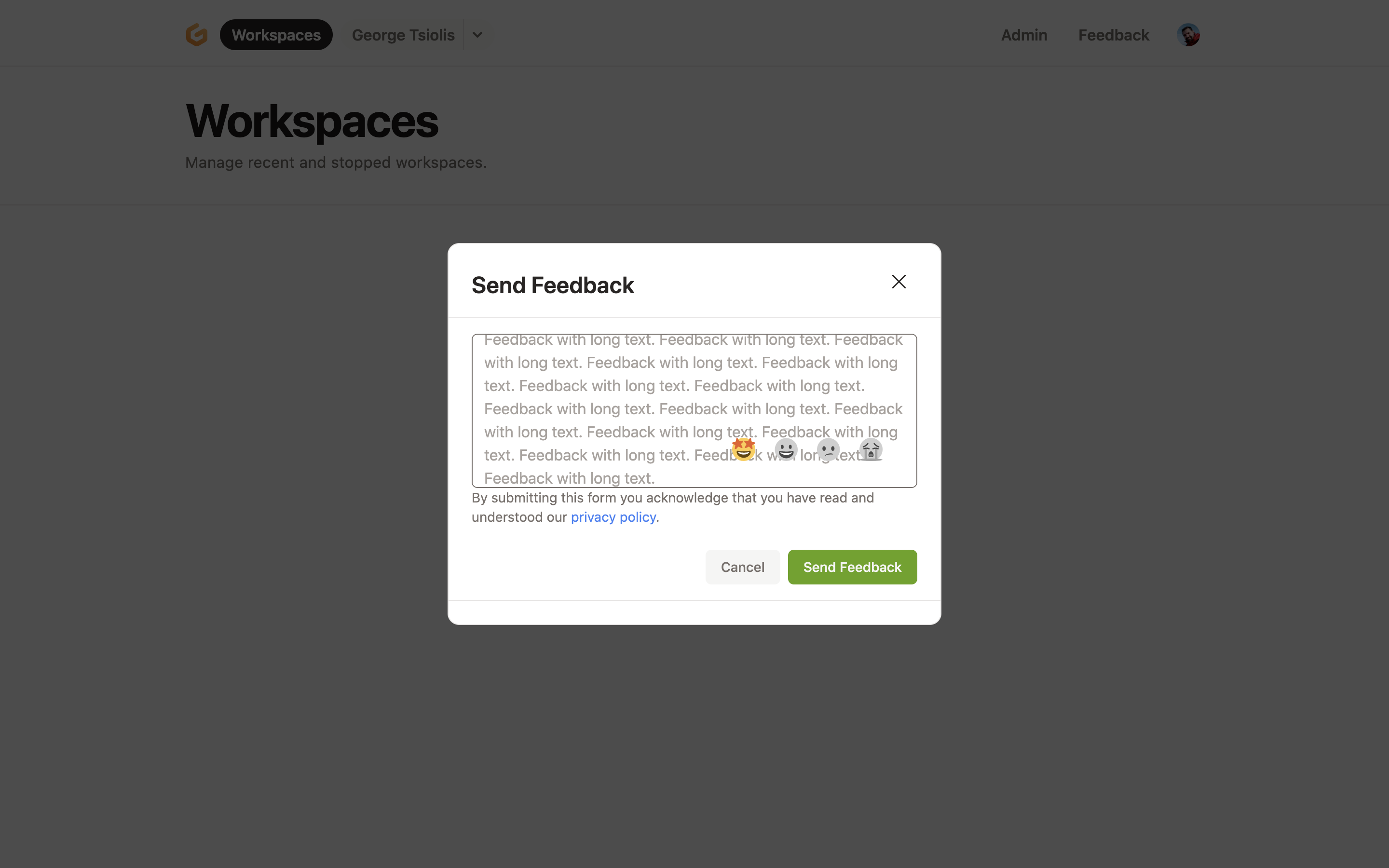 Improve Feedback Widget Ux · Issue 15760 · Gitpod Iogitpod · Github
