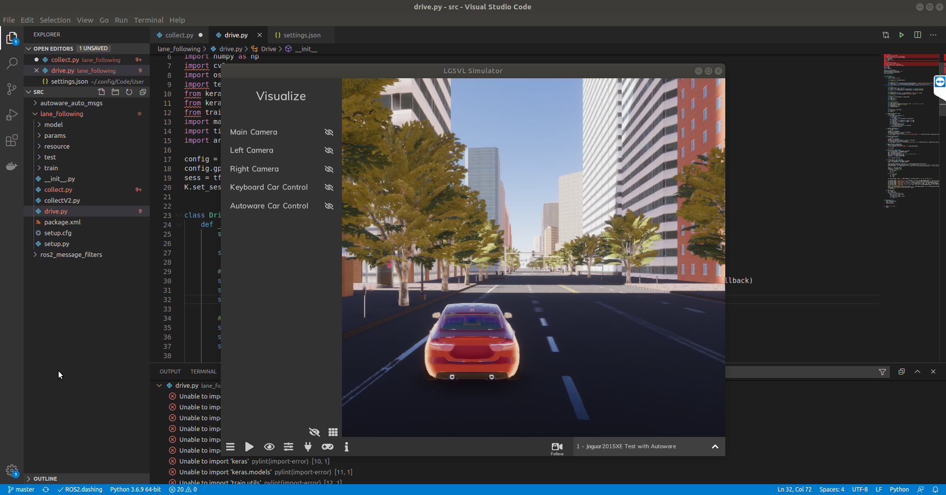 Created new camera sensors, the whole UI is overbright. · Issue #735 · lgsvl/simulator · GitHub