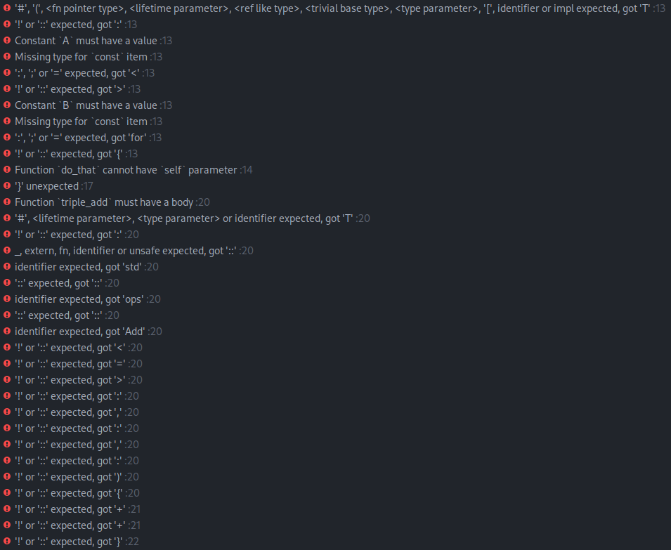 Missing Support For Tilde Const `~const` Operator In Rust Nightly