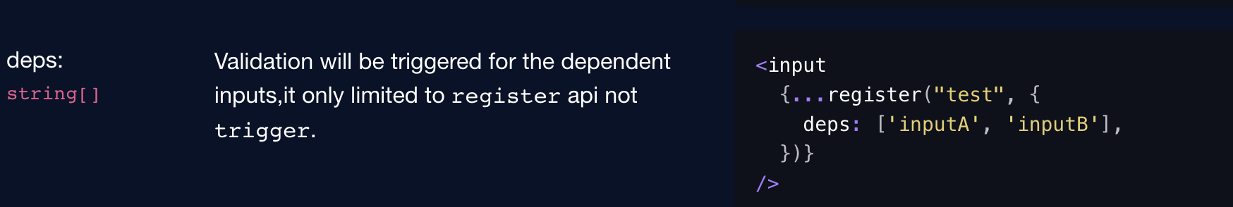 `deps` Will Force Rerender Of The Whole Form · React Hook Form · Discussion 7831 · Github
