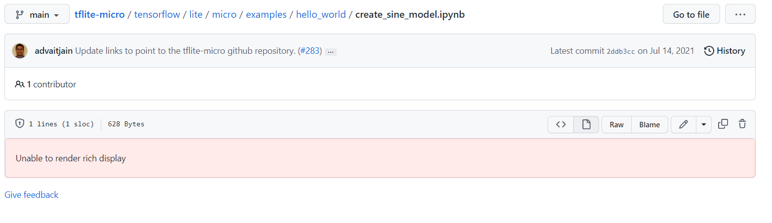 Example create_sine_model.ipynb disappreared · Issue #39362 · tensorflow/tensorflow · GitHub