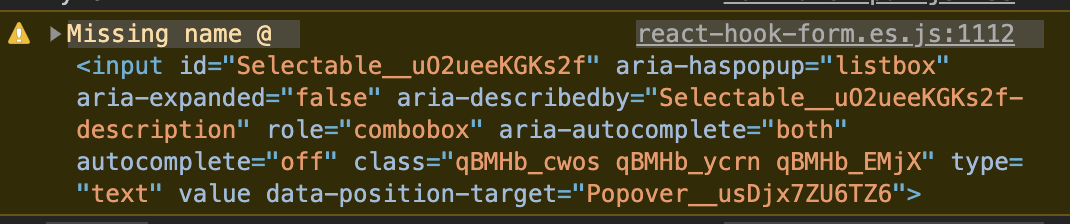 DateInput needs name attribute for React-Hook-Form integration · Issue #89 · instructure ...