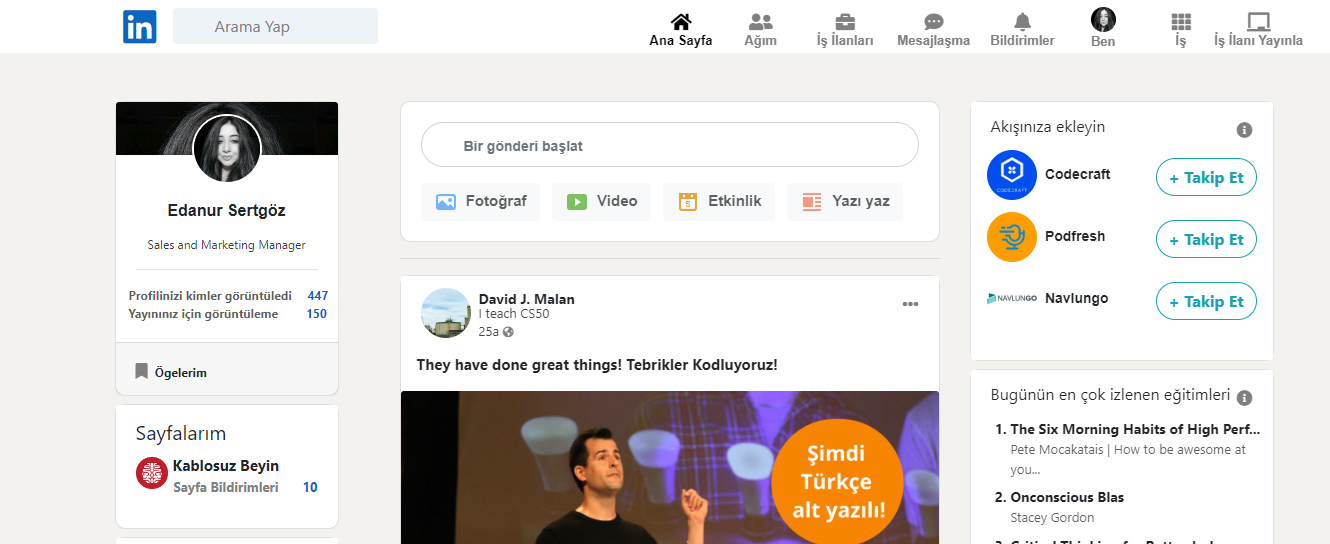 GitHub - edaakrklc/bootstraplinkedinclone: Bootstrap linkedin ödev3