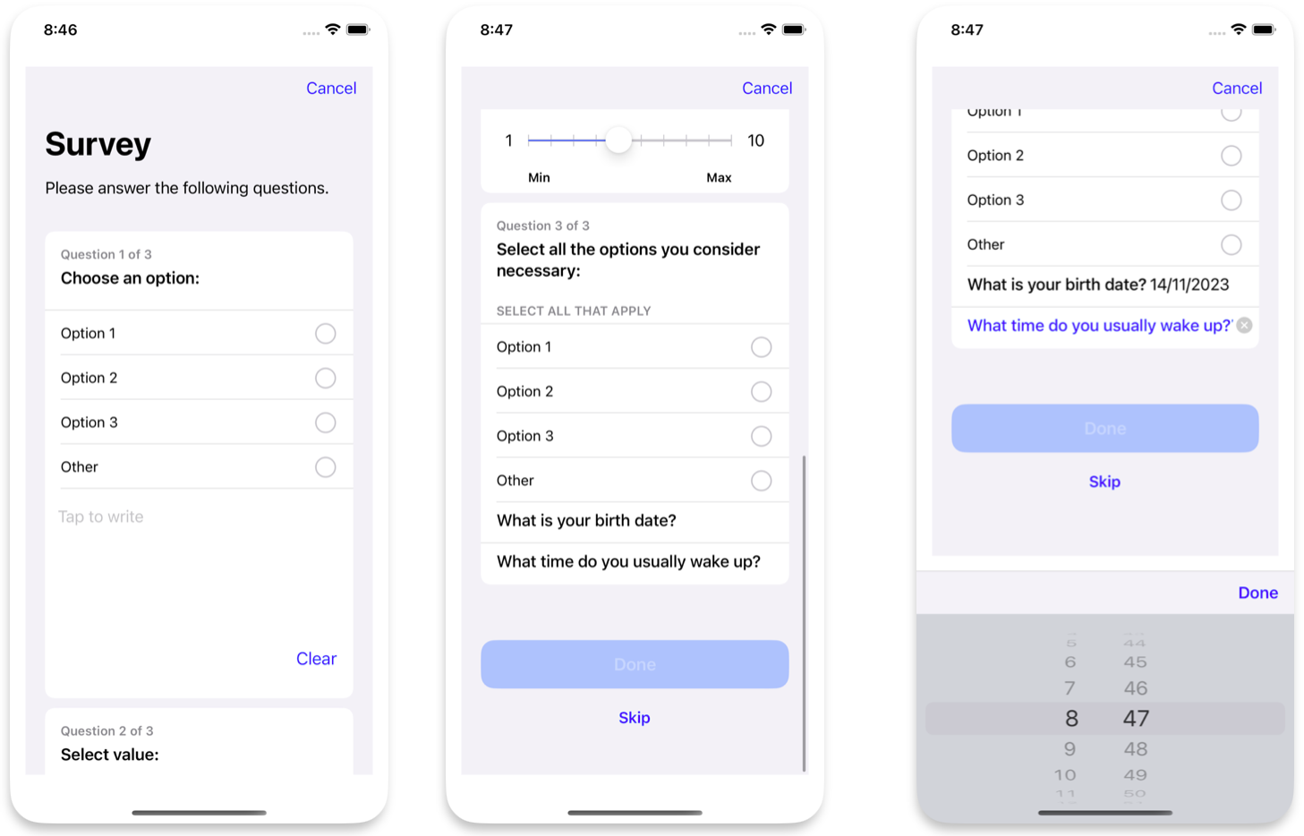 ORKFormStepViewController issue with Incorrect Section Rendering for Form Items · Issue #1557 ...