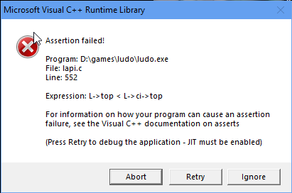 Segfault when using slam.lua · Issue #163 · libretro/libretro-lutro · GitHub