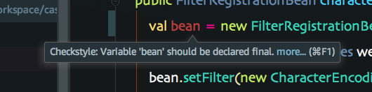 Lombok S Val Construct Is Not Recognized By Checkstyle S Localfinalvariablename Rule · Issue
