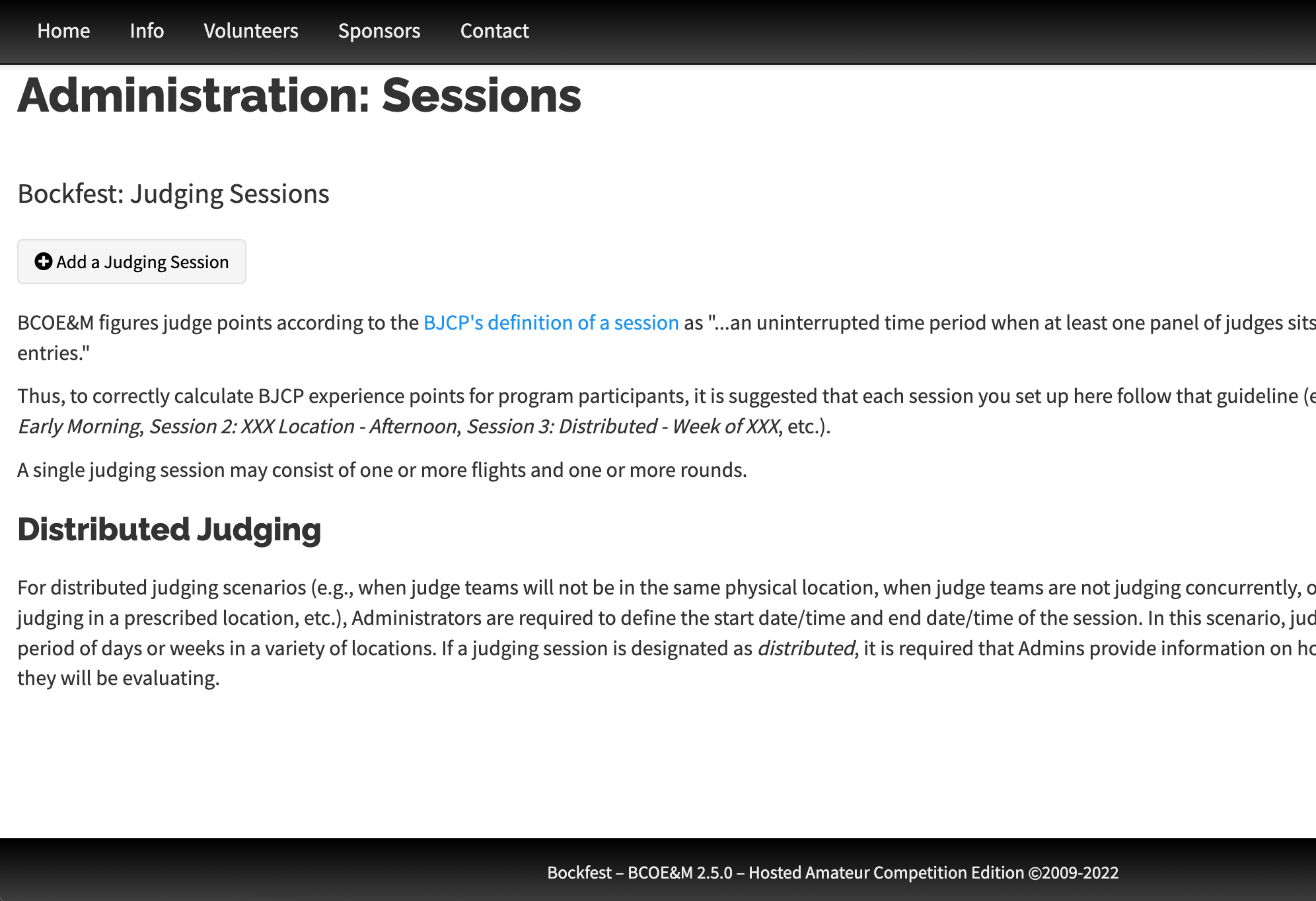 Version 2.5.0 Judging Sessions not working correctly · Issue #1385 · geoffhumphrey ...