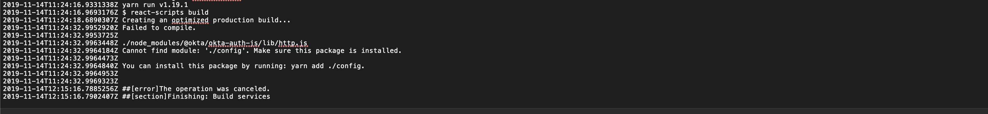 Cannot Find Module Config In Okta Auth Jslibjs · Issue 280 · Oktaokta Auth Js · Github