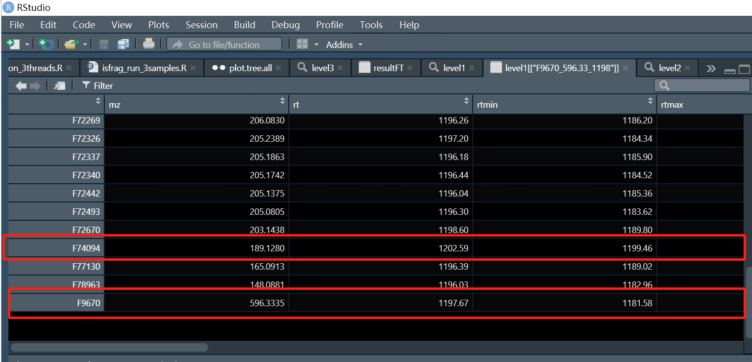 a problem with mzmine3 exporting data running on ISFRAG · Issue #2 ...