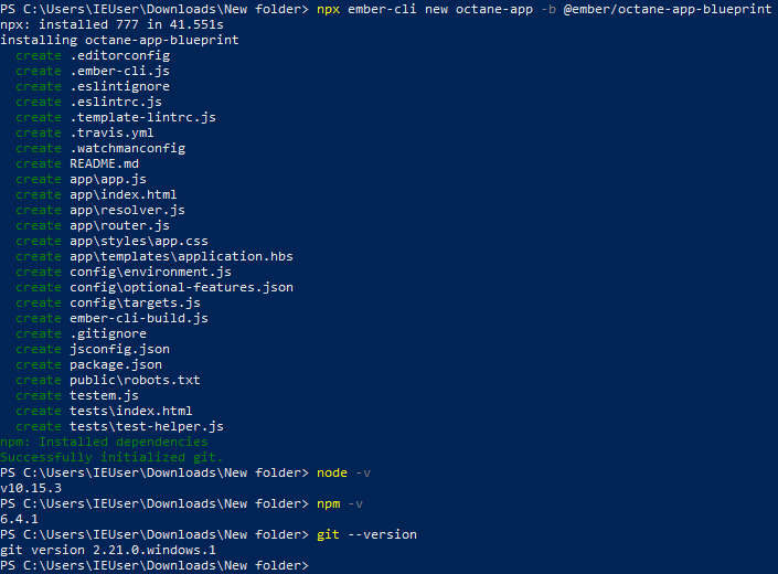 Failed When Used This Blueprint On Windows · Issue 88 · Ember Cliember Octane Blueprint · Github
