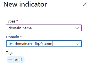 Unable to add domains with a TLD that contain dashes to Threat Intelligence · Issue #7617 ...