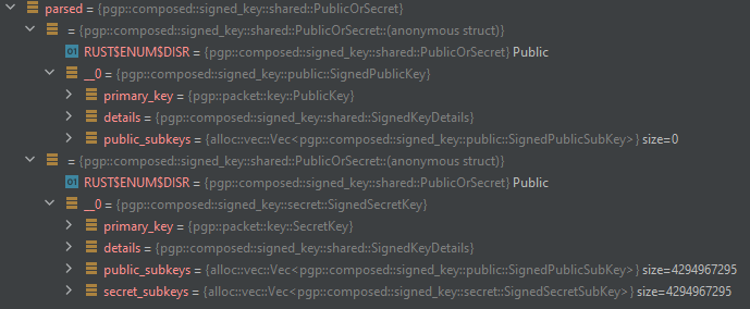 Strange behavior when parsing files with more than one key · Issue #131 · rpgp/rpgp · GitHub