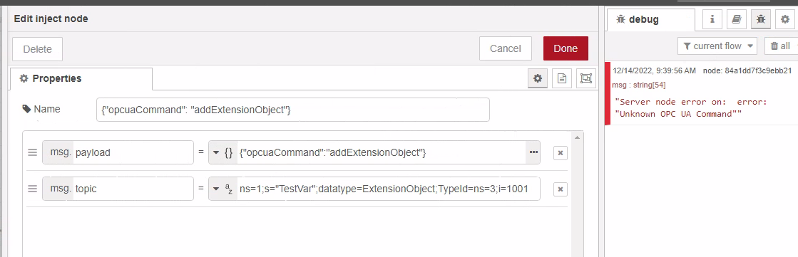 Supporting ExtensionObjects with a custom nodeset · Issue #502 · mikakaraila/node-red-contrib ...