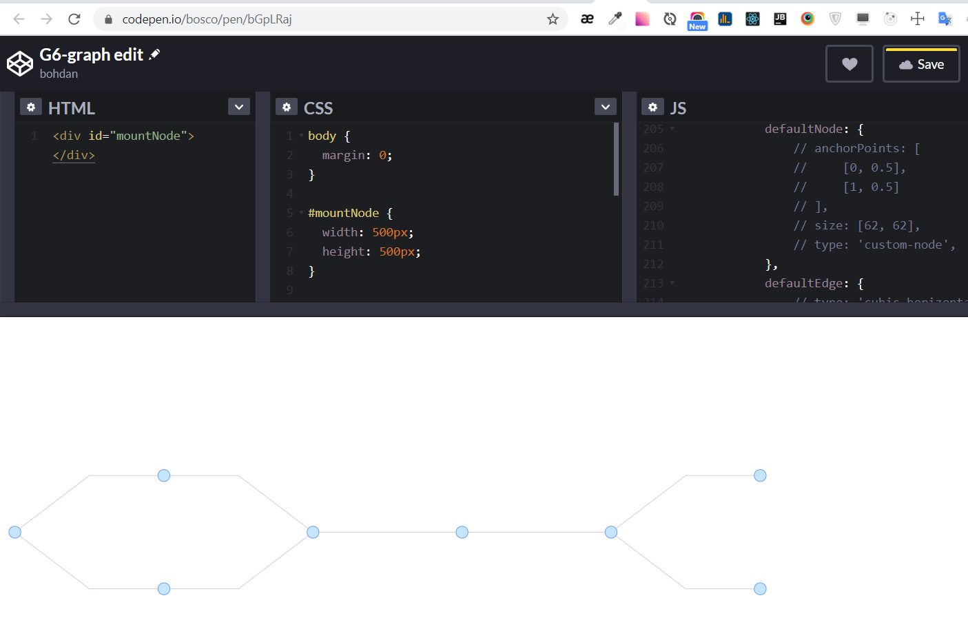 Incorrect polyline edge path in dagre layout with custom dom node · Issue #2057 · antvis/G6 · GitHub