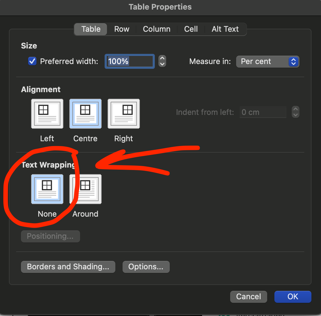 Table starts from second page if rows spans more than 1 page · Issue #275 · guigrpa/docx ...