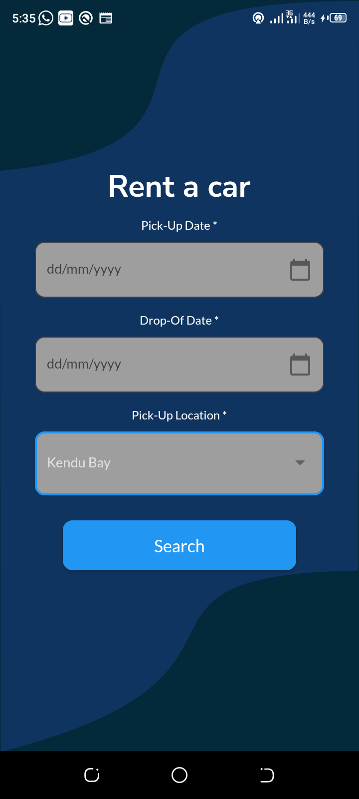 GitHub - flutterdemon/wheelie: A car rental application
