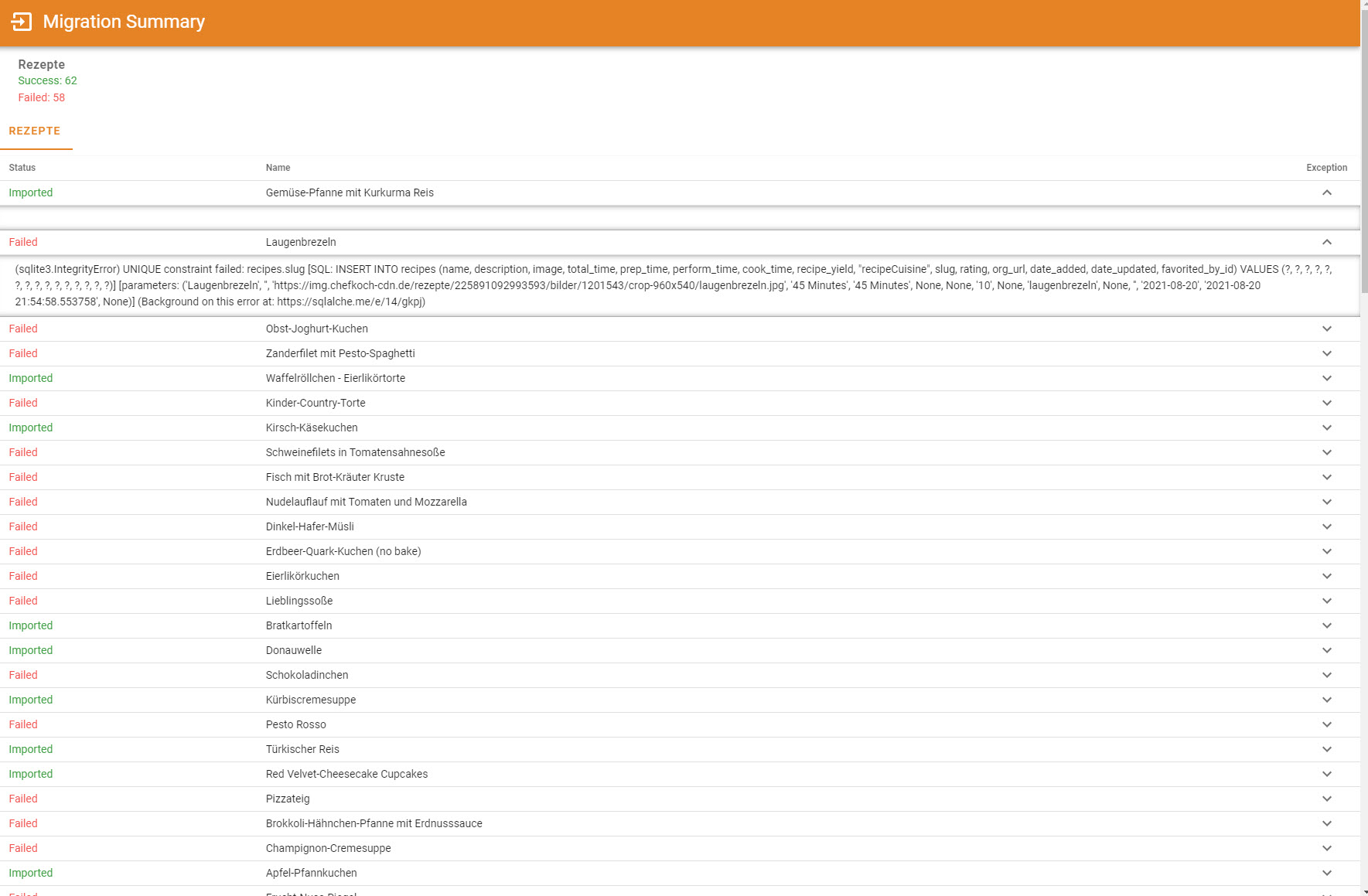 Import from Nextcloud 48% not working · Issue #653 · mealie-recipes/mealie · GitHub