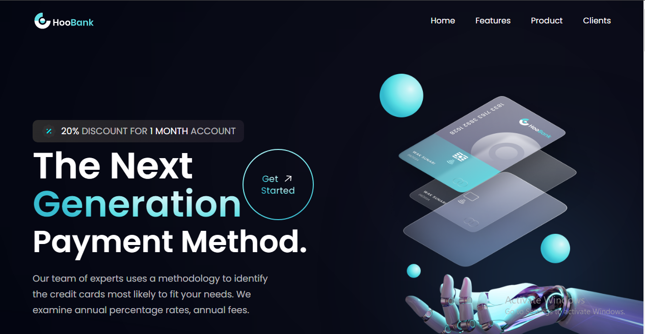 GitHub - Oludefiyinfoluwa06/Hoobank: React Frontend Bank App project
