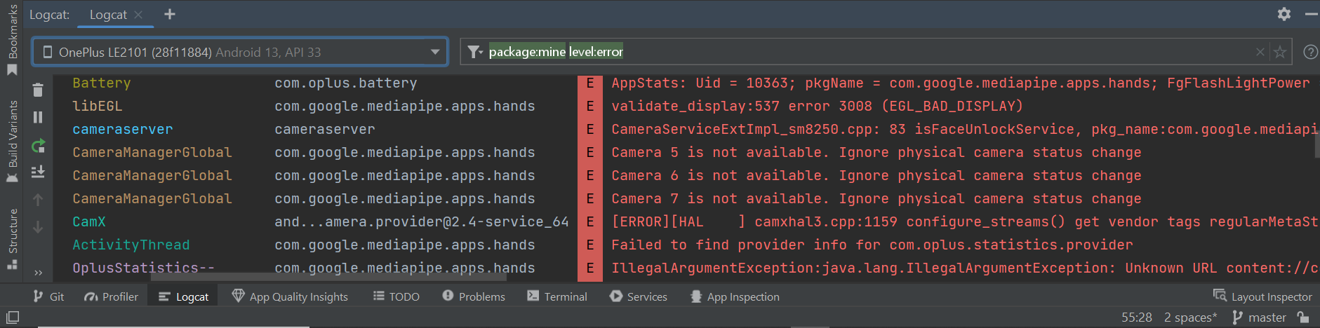 [android] Mediapipe Hands Issue With Rendering Bitmap At A Specific Landmark On Hand On Camera
