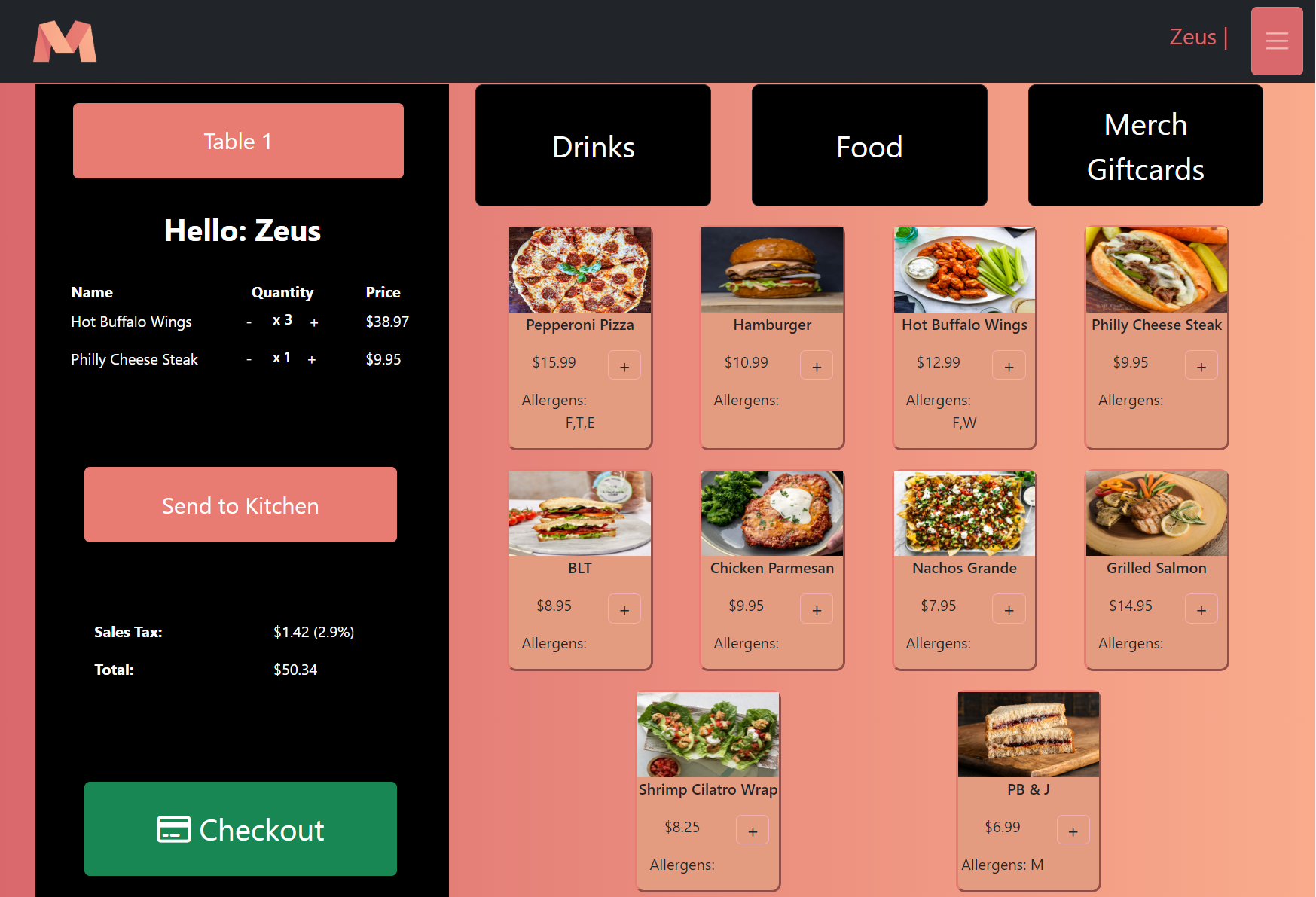 GitHub - therealsweven/full-stack-pantheon: Mercury Point of Sale