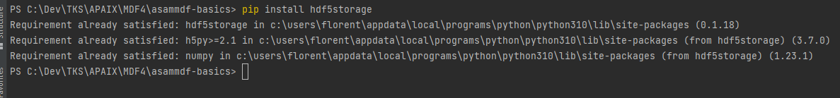 No Mat File Created Using Export Function No Errors Aswell · Issue 800 · Danielhriscaasammdf