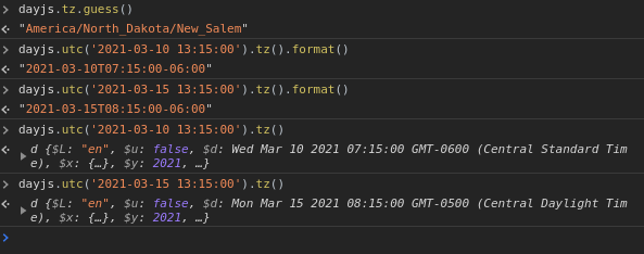 GMT offset incorrectly reported by format method · Issue #1413 · iamkun/dayjs · GitHub
