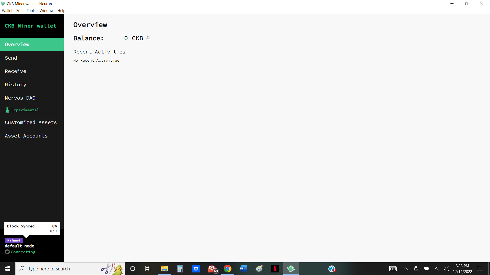 Sync Not Connection After Update · Issue 2547 · Nervosnetworkneuron