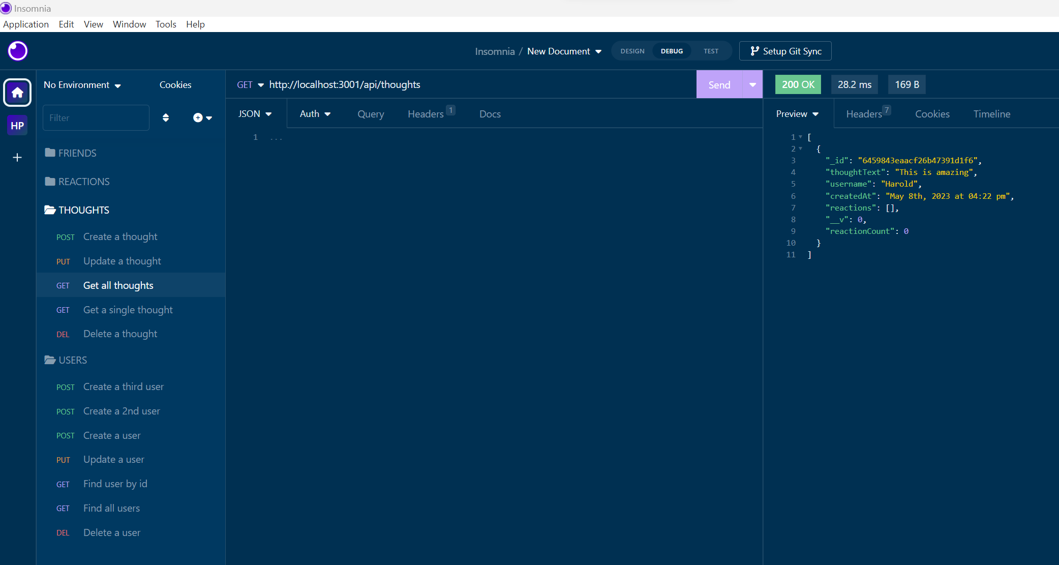 GitHub - harold-fv/Social-Network-API: Social Network API