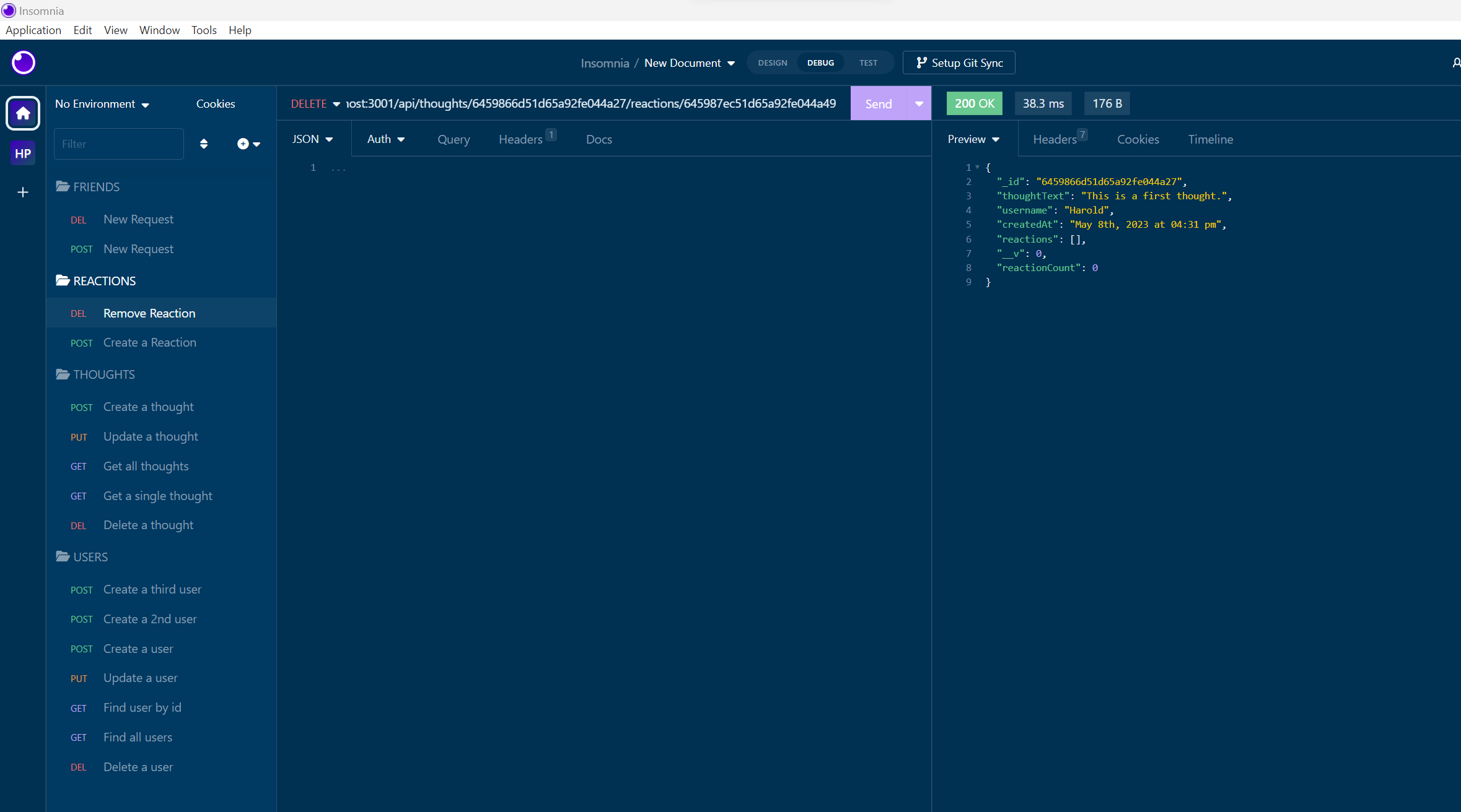 GitHub - harold-fv/Social-Network-API: Social Network API
