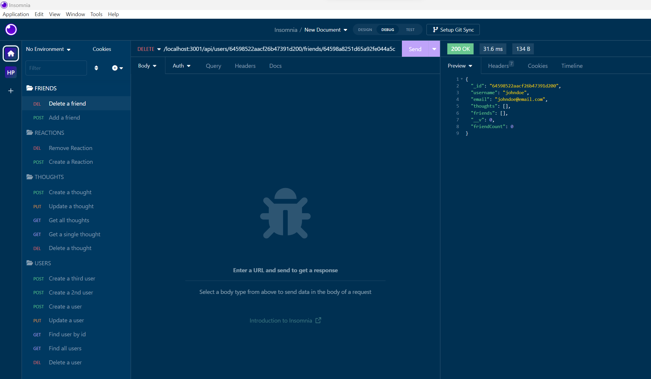 GitHub - harold-fv/Social-Network-API: Social Network API