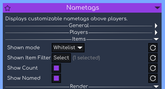 Added item type filters to tracers & nametags by paredes00 · Pull Request #4097 ...