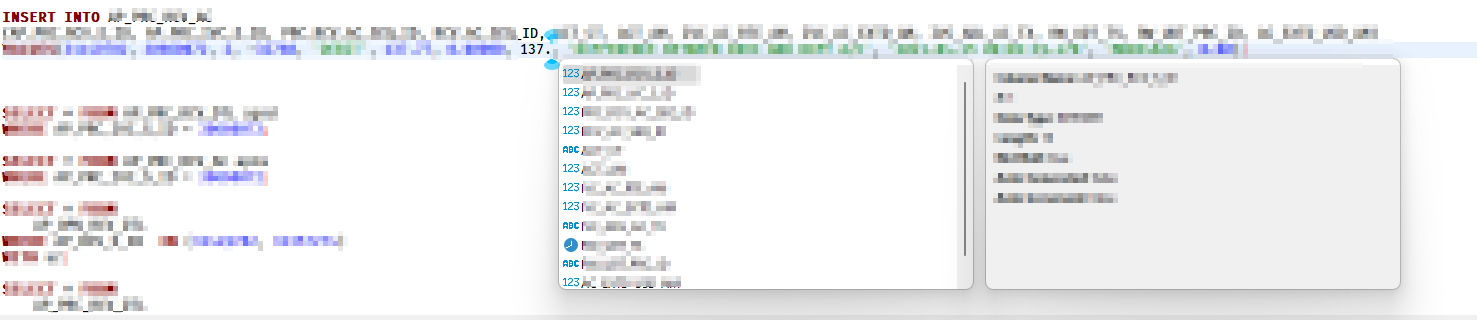 INSERT Query values in string or numeric table/View select pop-up · Issue #18837 · dbeaver ...