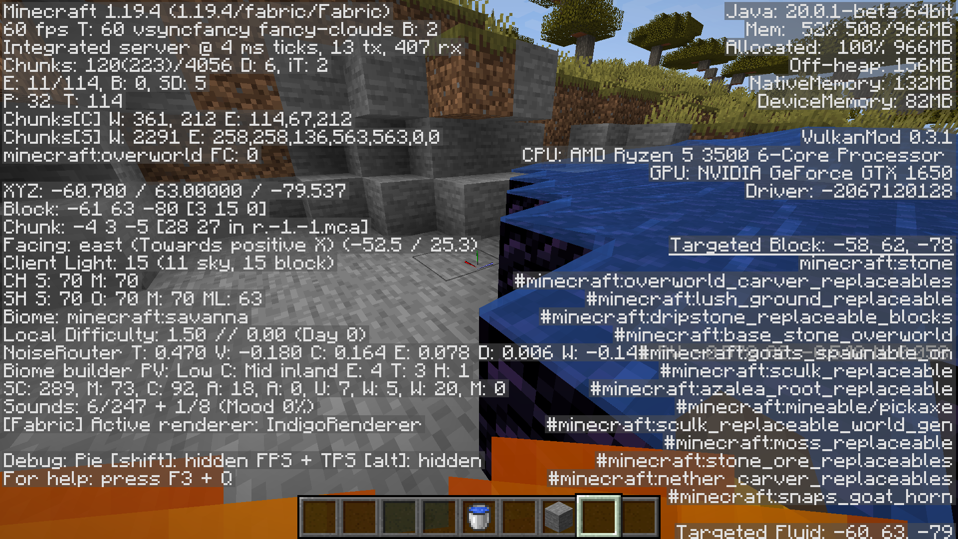 Invisible lava. · Issue #246 · xCollateral/VulkanMod · GitHub