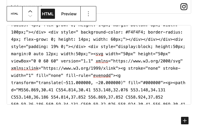 Custom HTML Embed for Instagram ignoring the remove Captions option ...