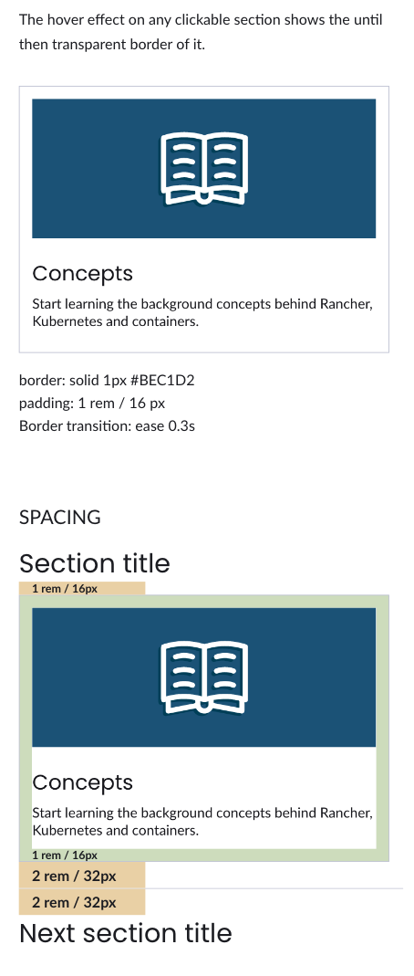 Docusaurus main page re-design · Issue #7982 · rancher/dashboard · GitHub