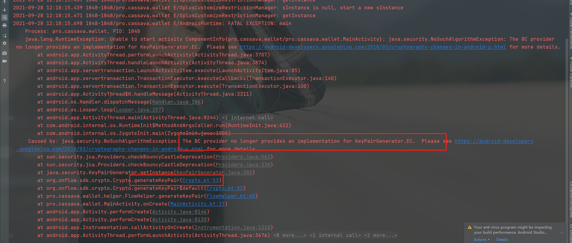 Error on Android platform · Issue #5 · onflow/flow-java-client-example · GitHub