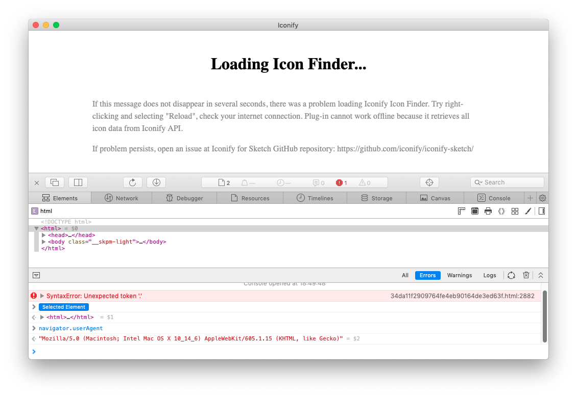 Loading Icon Finder... · Issue #15 · iconify/iconify-sketch · GitHub