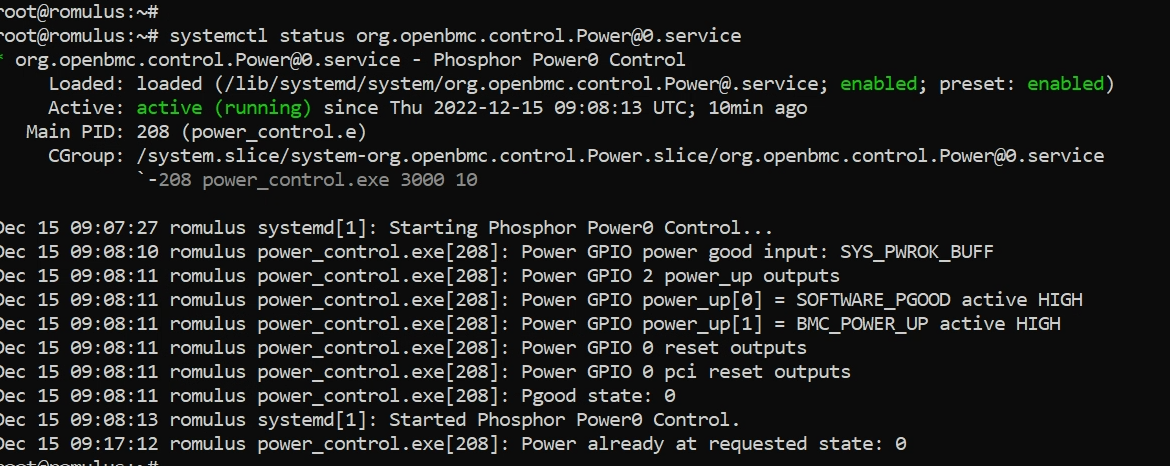 The command 'ipmitool power off' doesn't work · Issue #3813 · openbmc/openbmc · GitHub