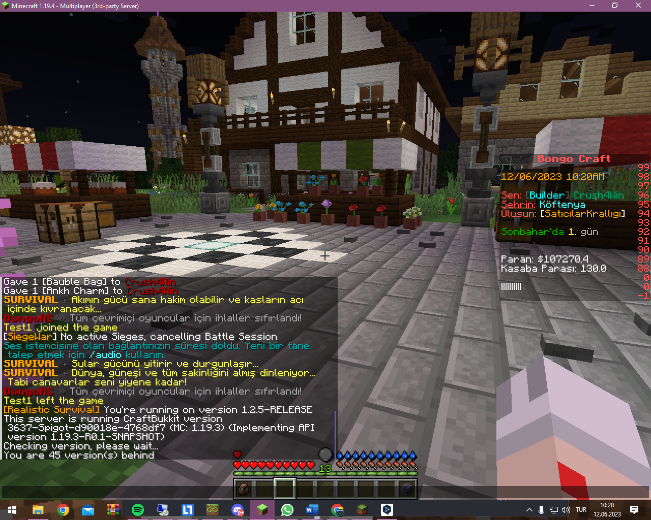 Bauble Bag Error Breaking The Plugin · Issue #31 · ValMobile/RealisticSurvival · GitHub